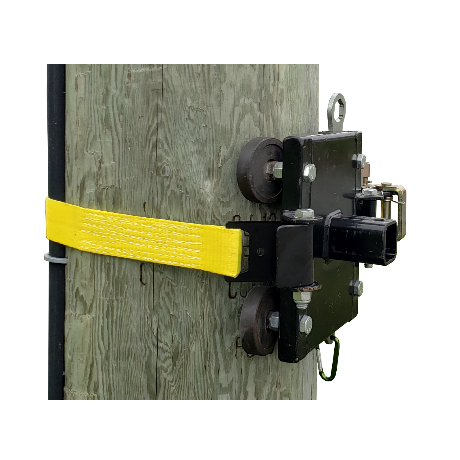 Tree-Mount Winch Anchoring System with Rubber Pads – Portable Winch CA